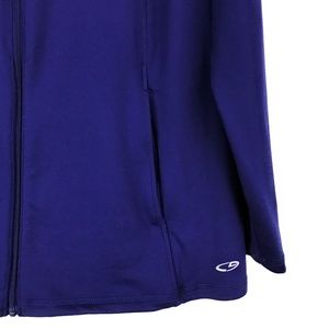 Champion | Tops | Dark Purple Full Zip Athletic Workout Jacket | Poshmark